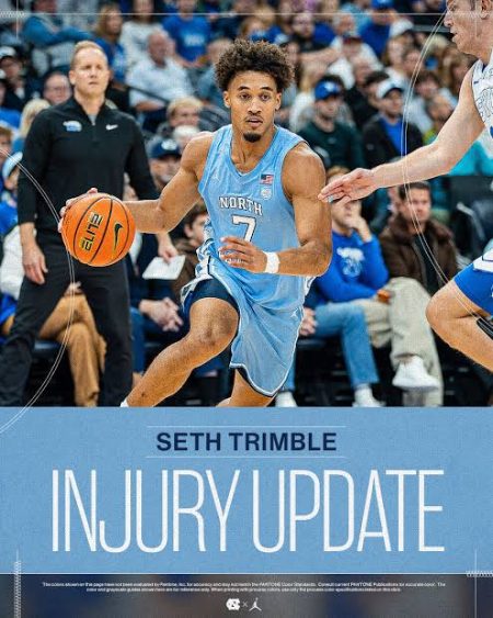 UNC men's basketball senior guard Seth Trimble will no longer...